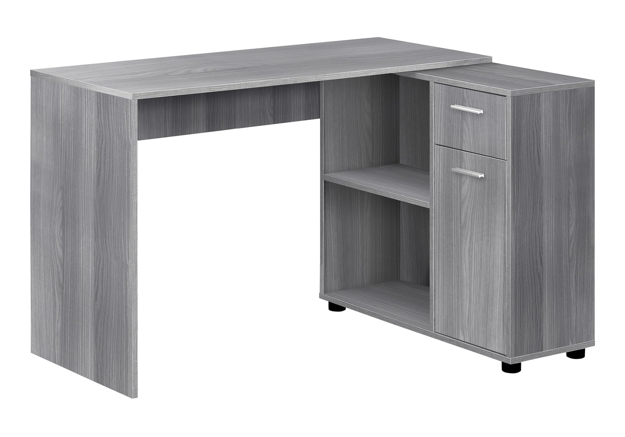 Amazon.com: Monarch Specialties Workstation with Storage Shelves and ...