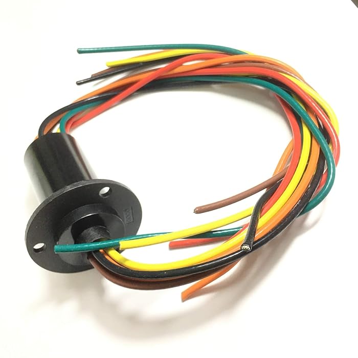 Buy Taidacent 6 Wires12 Wires 2A 5A 10A 15A 20A 30A Slip Ring Collector ...