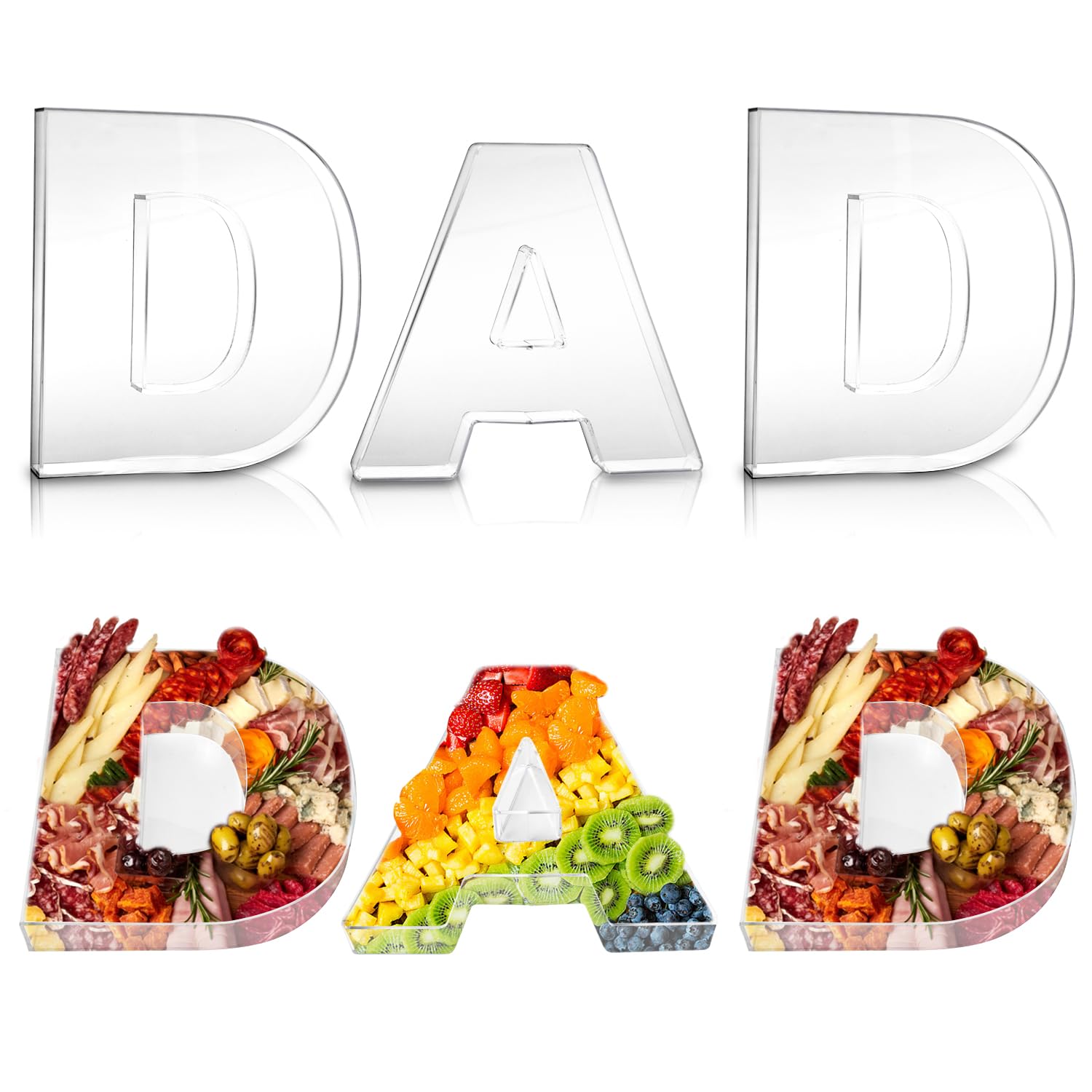 Amazon.com: 10'' Acrylic Letter Box Form Tray Display Fillable Letter ...