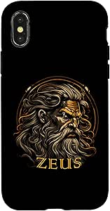 Amazon.com: iPhone X/XS Ancient Greek God Zeus Greece Olympians Case ...