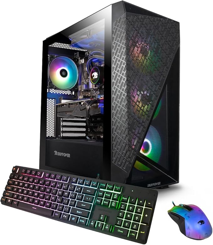 Amazon.com: iBUYPOWER Slate 6 MESH Gaming PC Computer Desktop ...