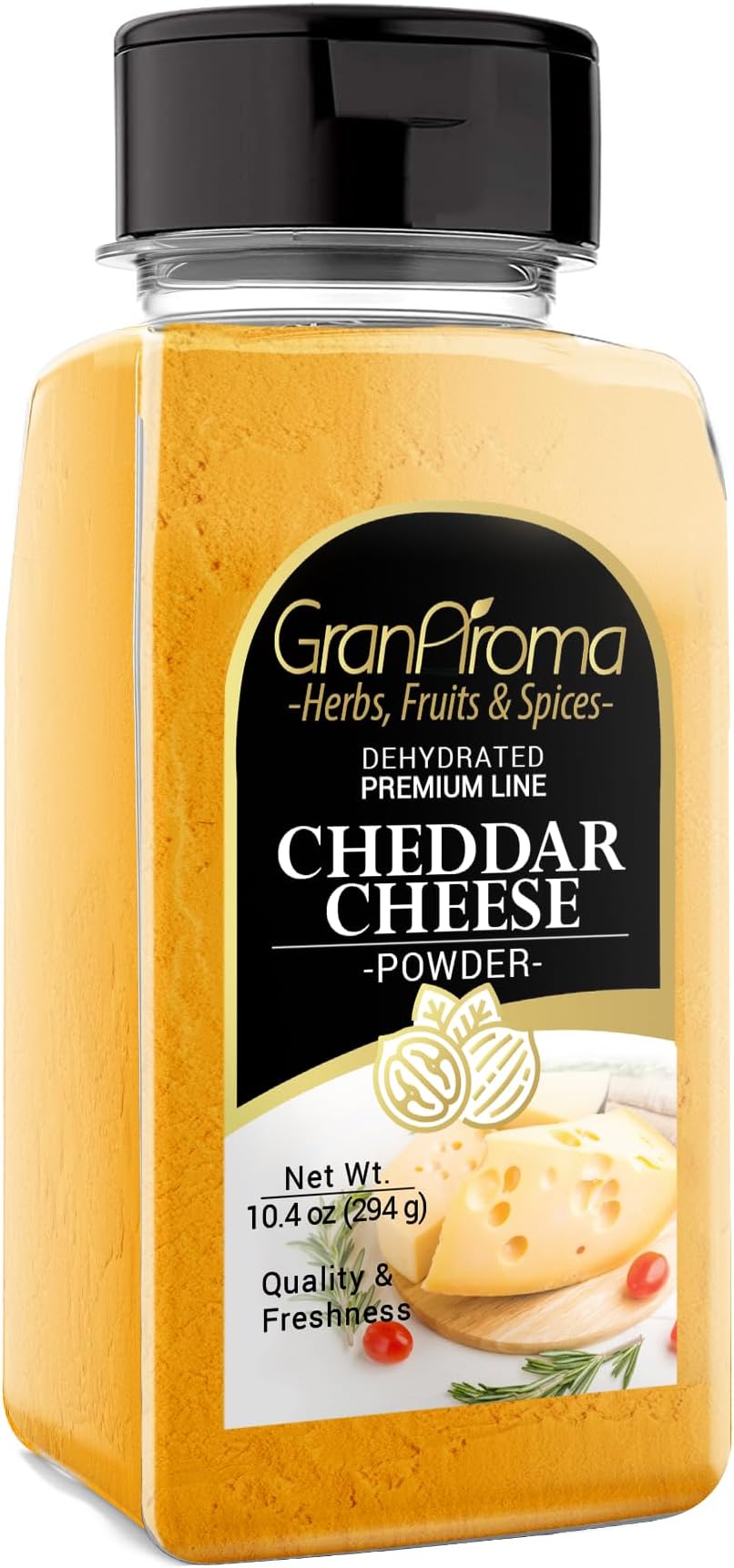 Amazon.com: GranAroma Cheddar Cheese Powder, 10.4 oz, Sauces & Dips ...