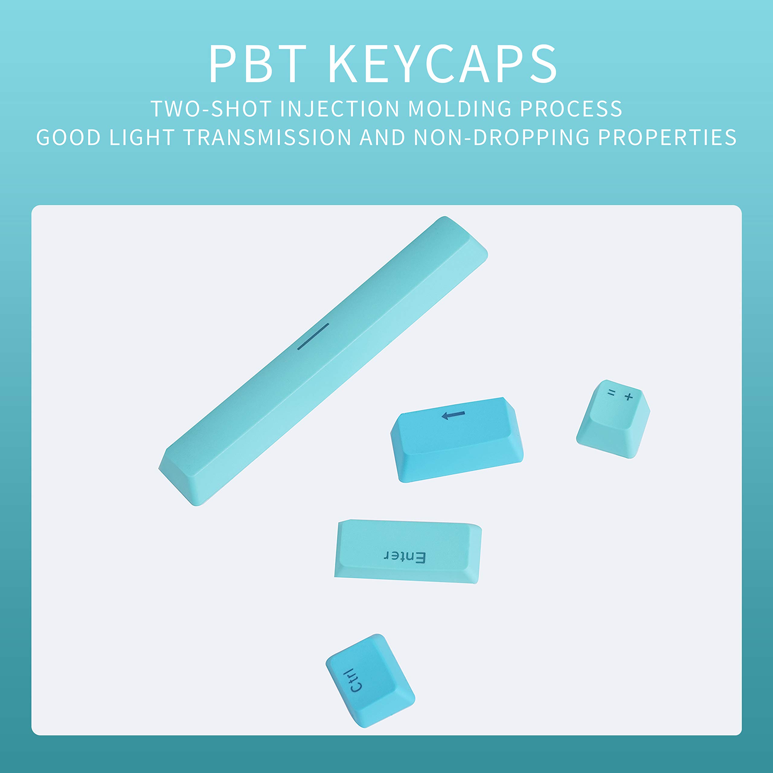 Buy IOAOI PBT Keycaps 60 Percent, 61 Keycaps OEM Profile Keycaps Set ...
