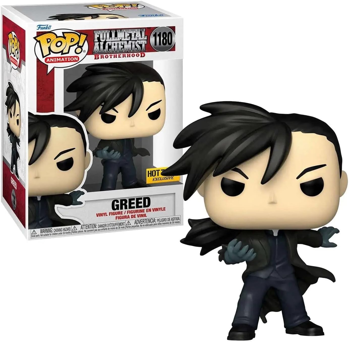 Funko Fullmetal Alchemist Brotherhood Pop! Greed Exclusive Figure 1180 ...