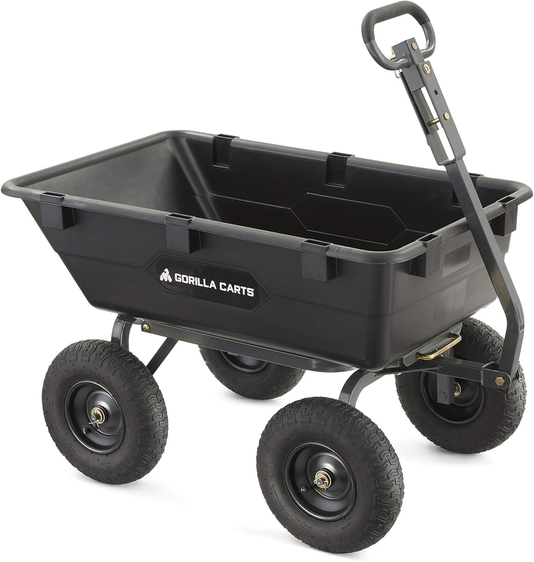 Amazon.com: Gorilla Carts Heavy Duty Yard Dump Cart, Lawn and Garden ...