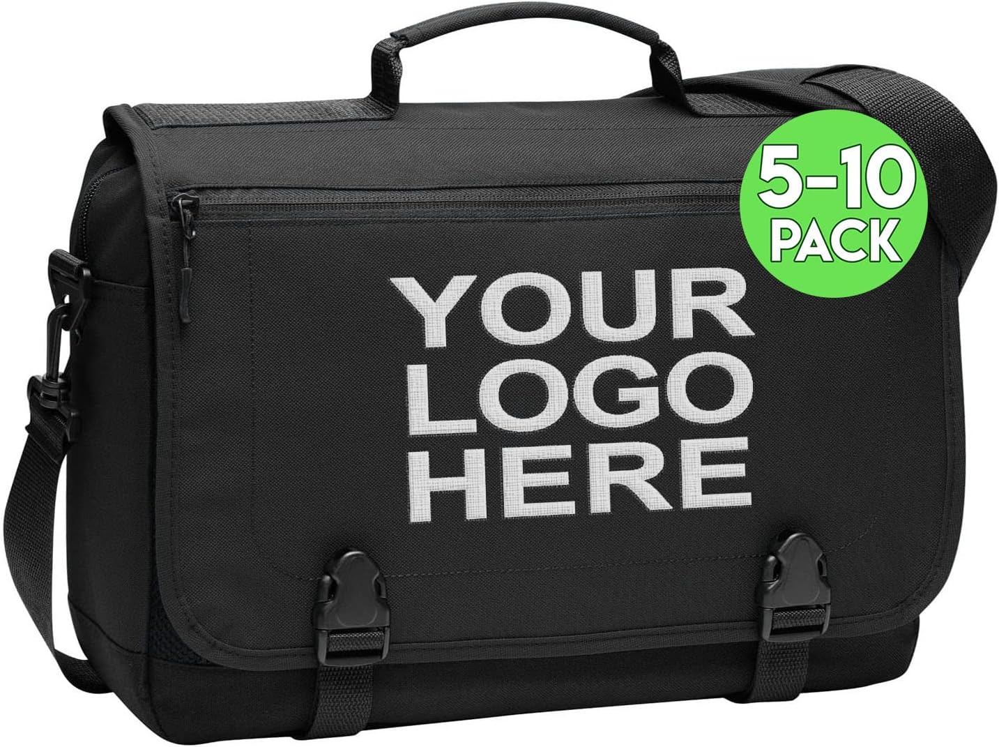 Amazon.com: Personalized Messenger Laptop Briefcase, 5 or 10 Pack - Add ...