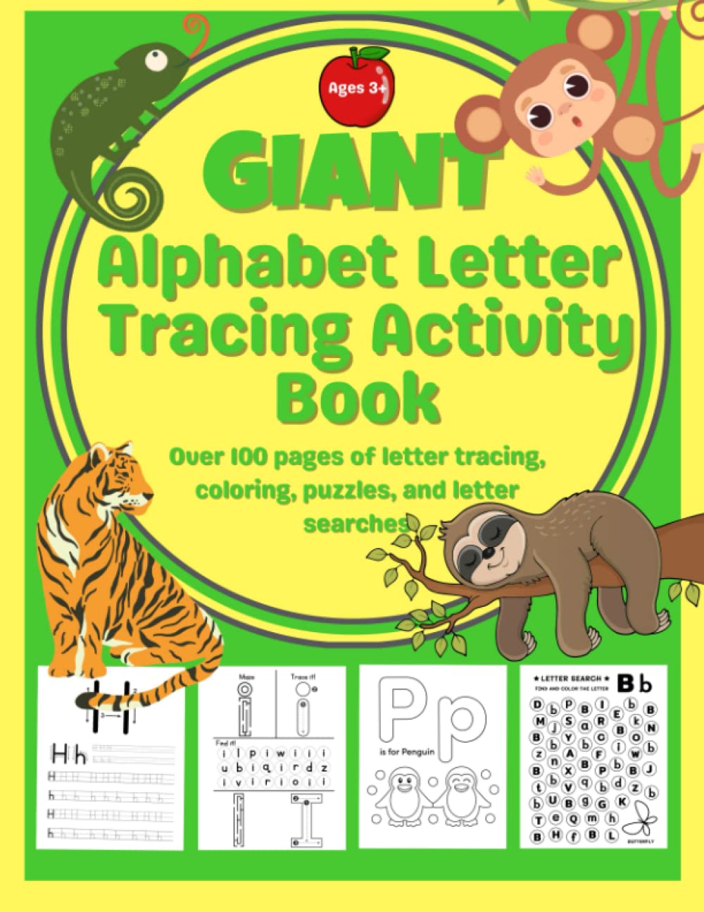Giant Letter Tracing Activity Book: McDonald, Janet: 9798393566951 ...