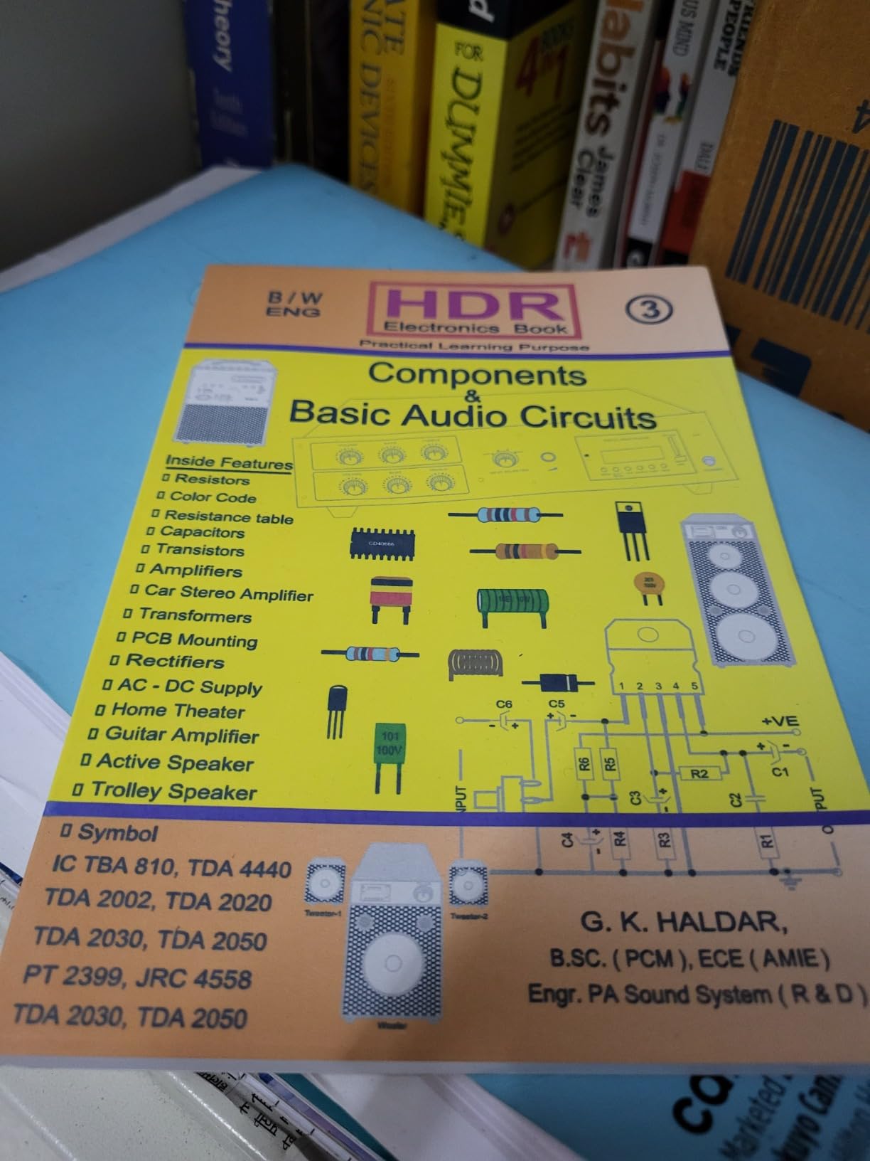 Electronics Course Book: Basic Components, IC boards, SMD, Logic Gates ...