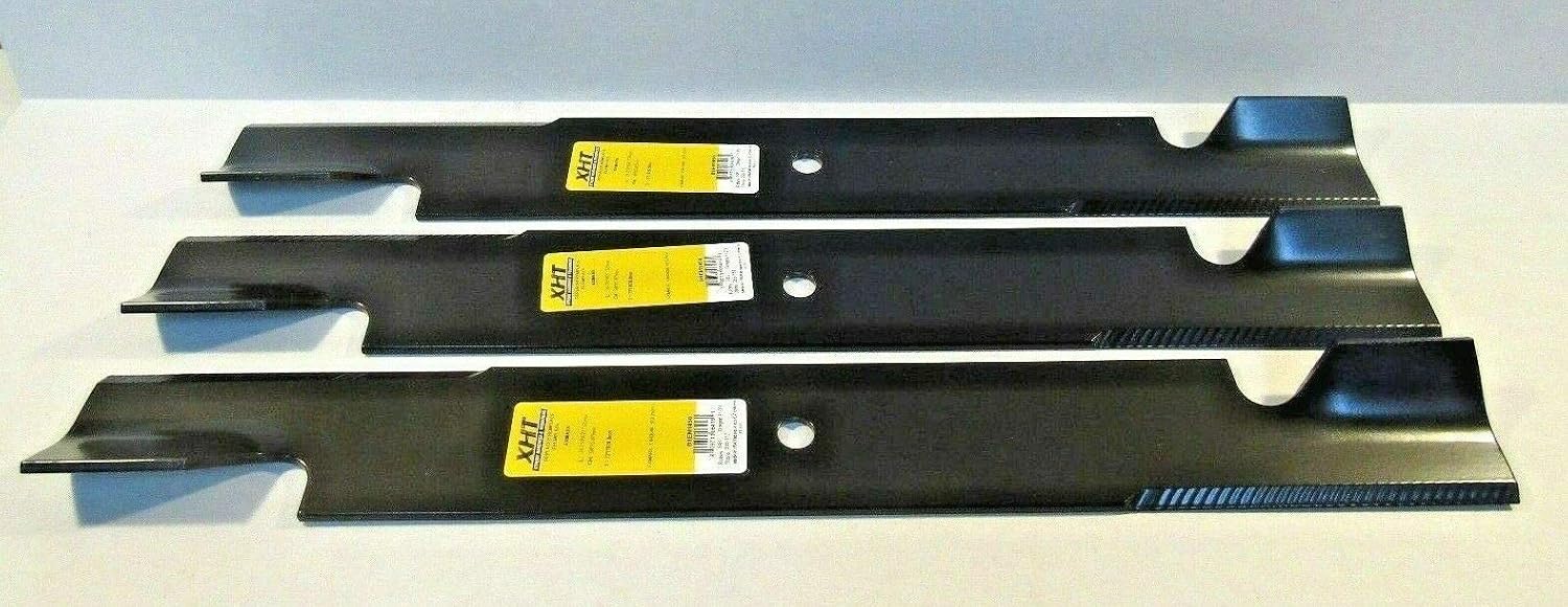 Amazon.com : XHT 3 USA Blades for EXMARK Lazer Z HP Turf Ranger Tracer ...