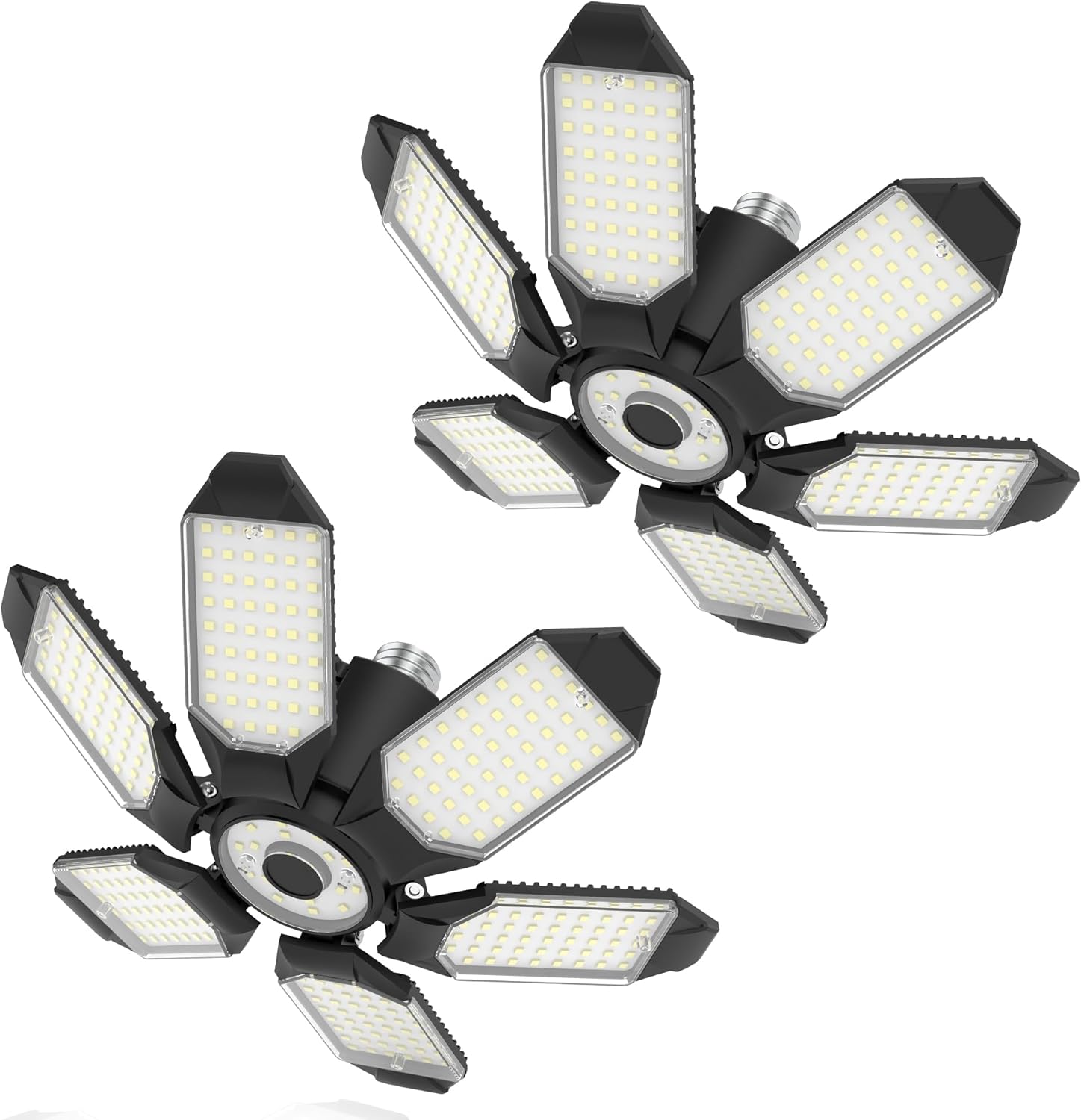 LED Garage Ceiling Light 150W 15000LM Super Bright Light Bulbs with 6 ...