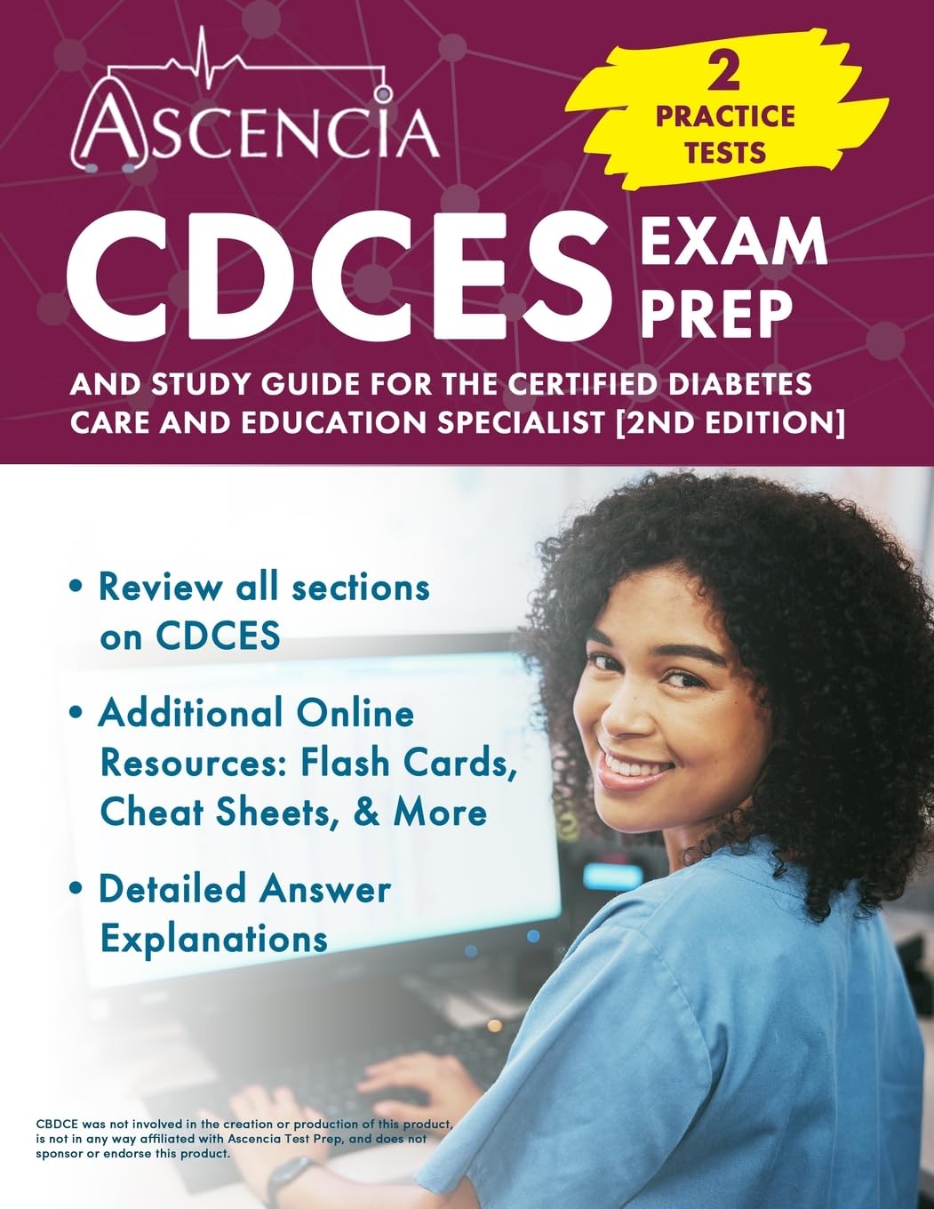 CDCES Exam Prep: 2 Practice Tests and Study Guide for the Certified ...