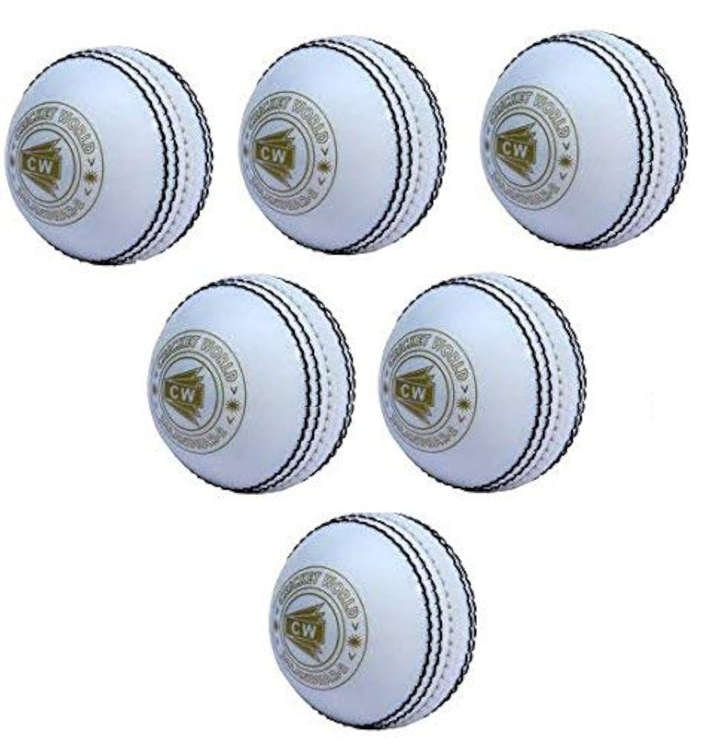CW Spin Poly Soft Balls (White) - Pack of 6 PVC Cricket Ball White ...