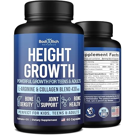 Amazon.com: Lilymoon Height Growth Maximizer - Made in USA - Premium ...