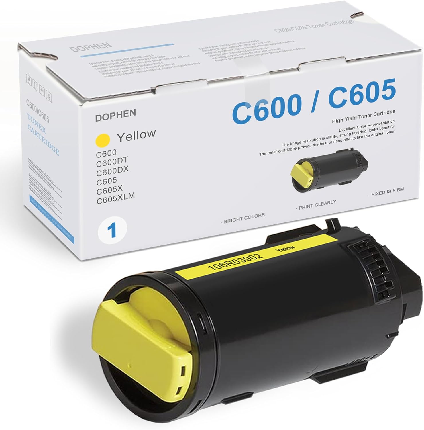 Amazon.com: LOVPAIN VersaLink C600/C605 Yellow Toner Cartridge (1-Pack) - Compatible 106R03902 ...