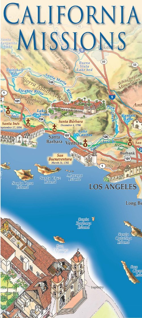 Map Of California Missions