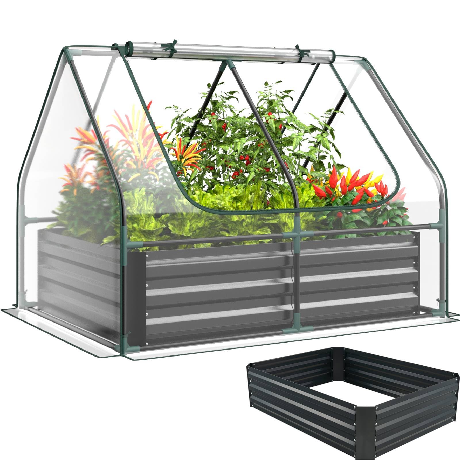 Greenhouse Planting Beds 567 Greenhouses, Storage And A New Rhubarb