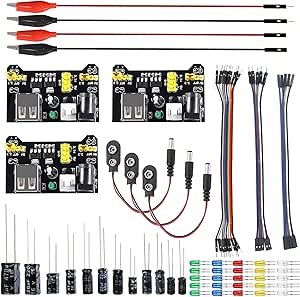 Amazon.com: Minidodoca arduino Power Supply 3.3V 5V MB102 Solderless ...