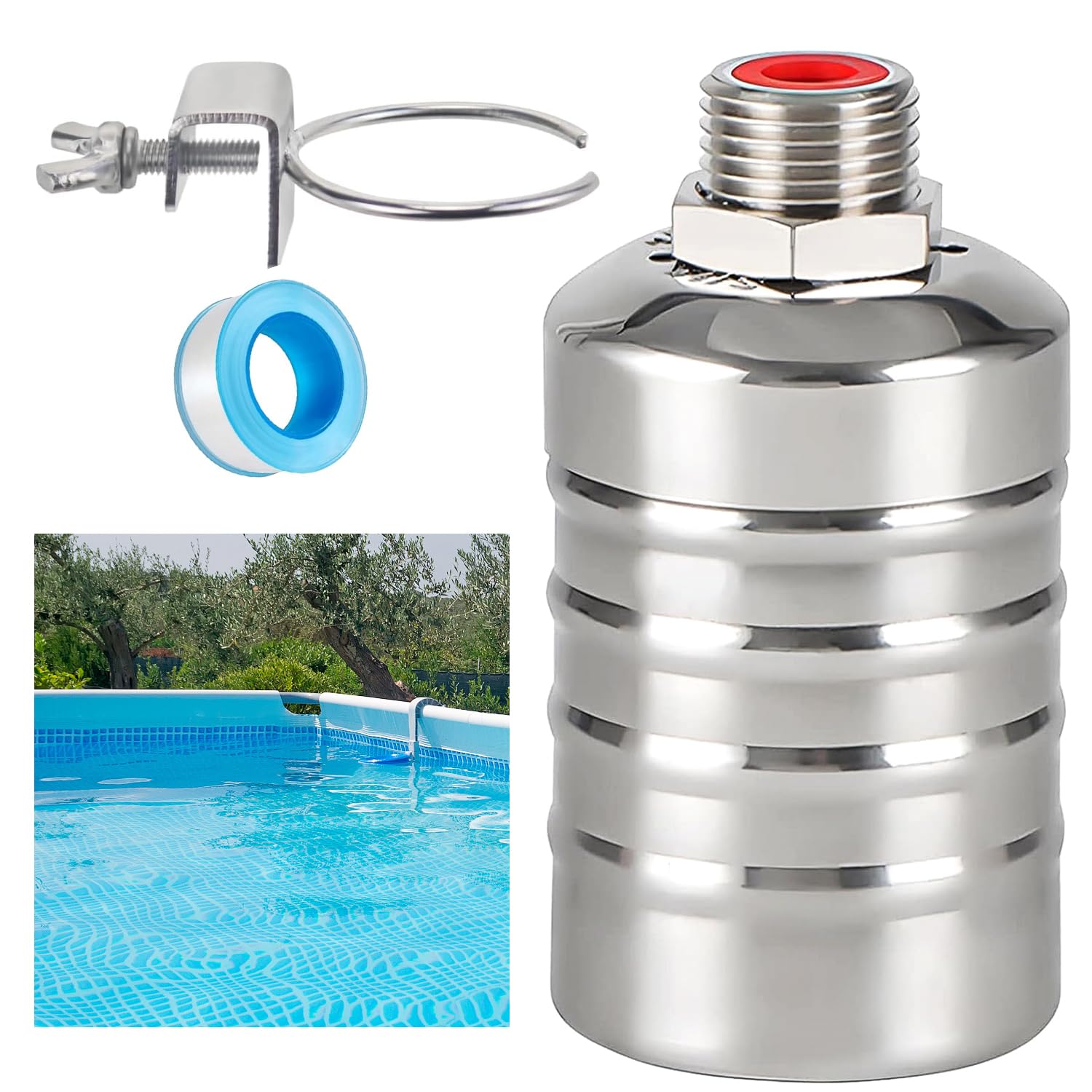 Amazon.com: LeGravity 1/2'' NPT Water Float Valve with Bracket and ...