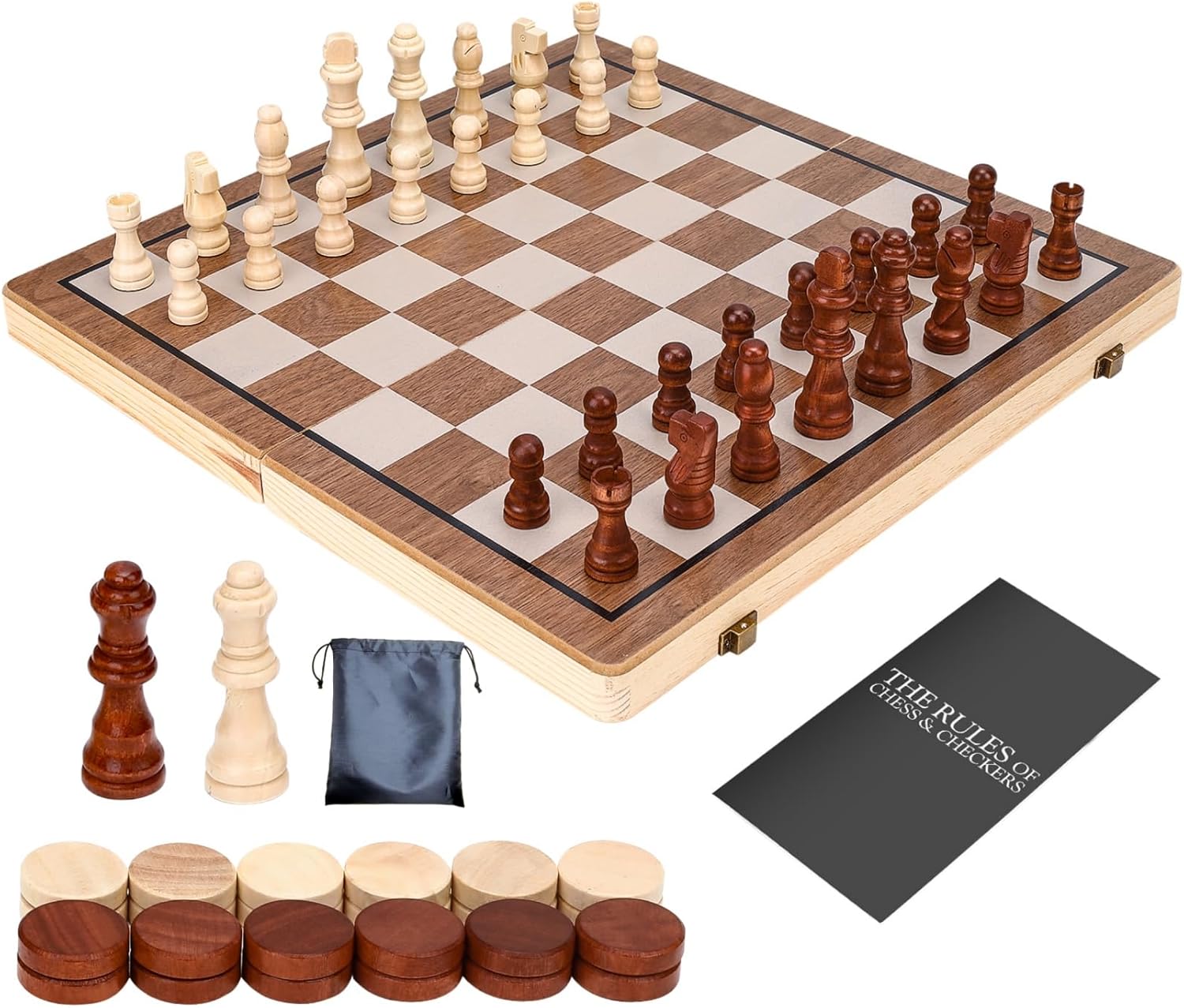 Amazon.com: Chess Board Sets, 15 Inch Magnetic Chess Set for Adults ...