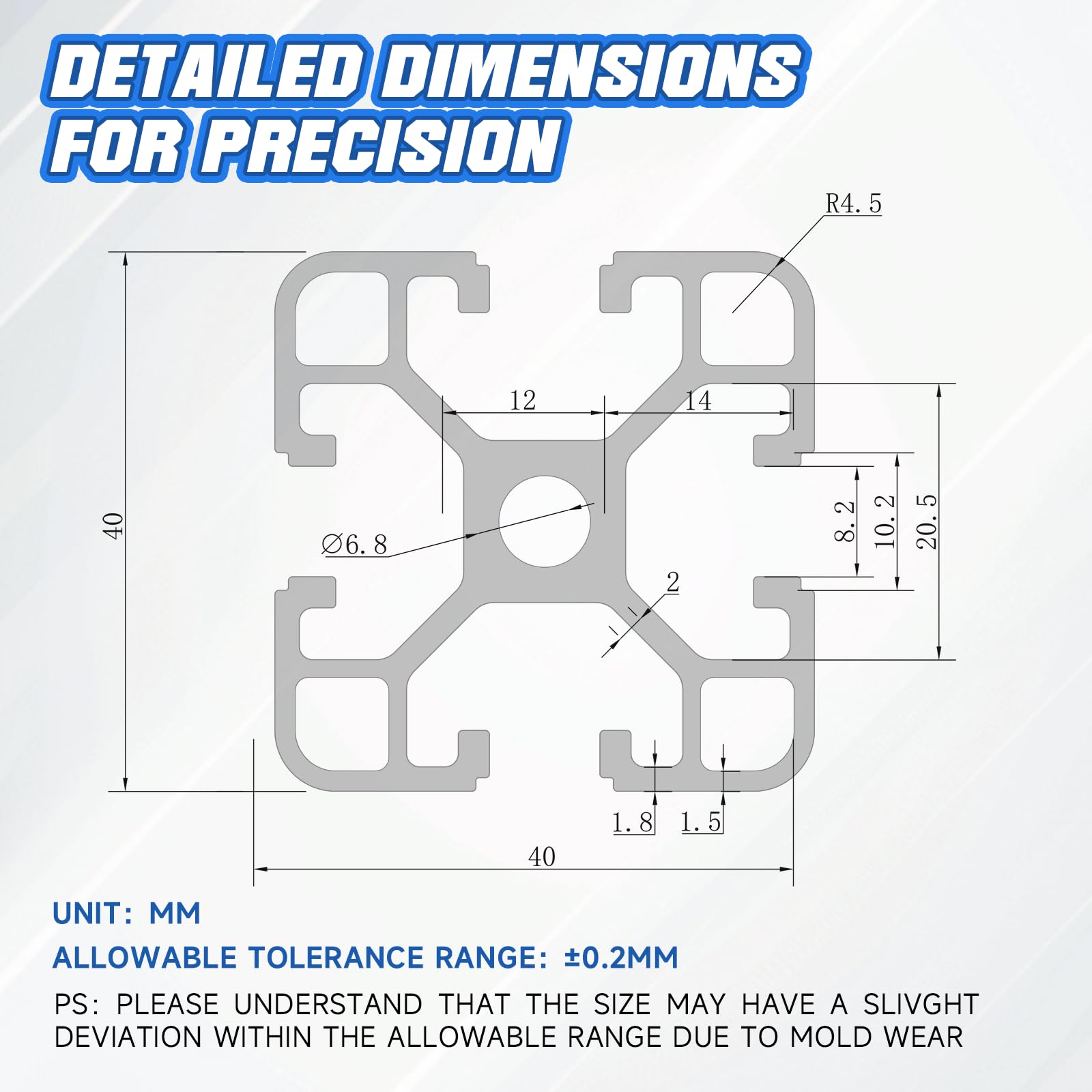 Perfil de aluminio extruido 4... - B0DCP1MQ71 | Encarguelo.com