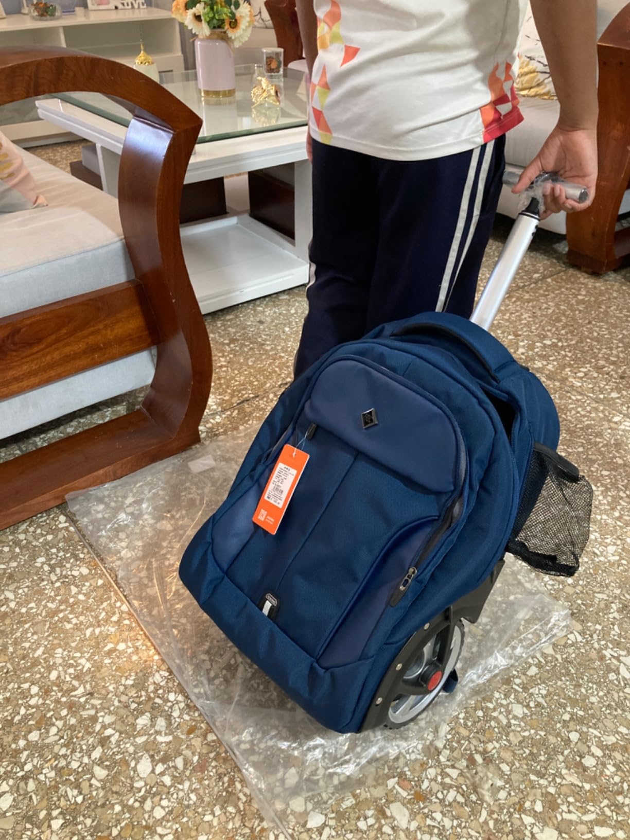 Amazon.com | WMHYLYH Waterproof Rolling Backpack, Backpack with Wheels for Business and Travel ...