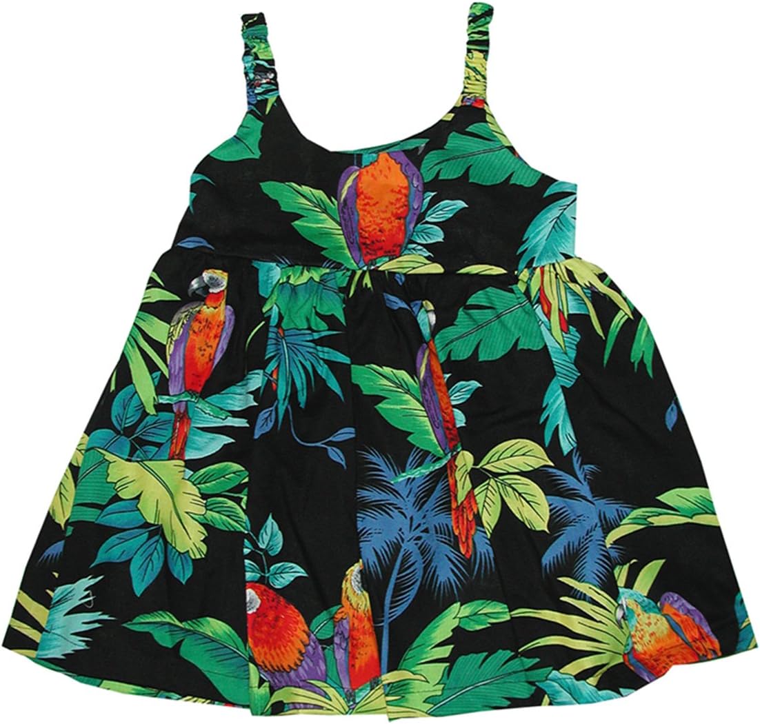 Amazon.com: RJC Girls Jungle Parrot Bungee Dress Black 2T : Clothing ...