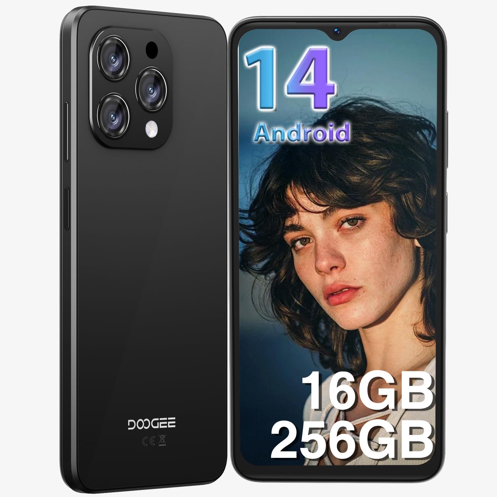 Amazon.com: DOOGEE N55 PRO Cell Phone,Android 14 Smartphone,12GB+256GB ...