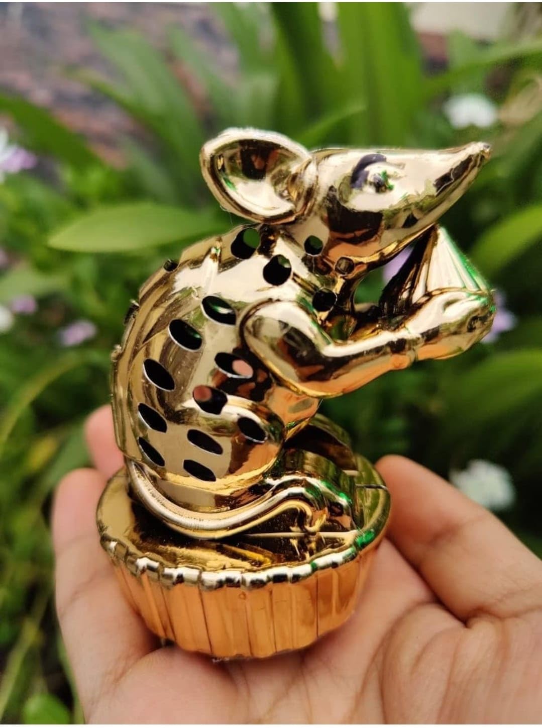 Buy 3MJ- GANPATI Decoration,Best Colour Switching LED Mushak for Home ...