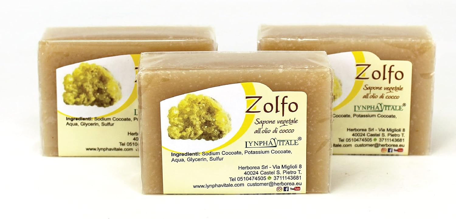 Sulphur Soap – Natural Sulfur Soap Bar - Nourishing and Healing Soap ...