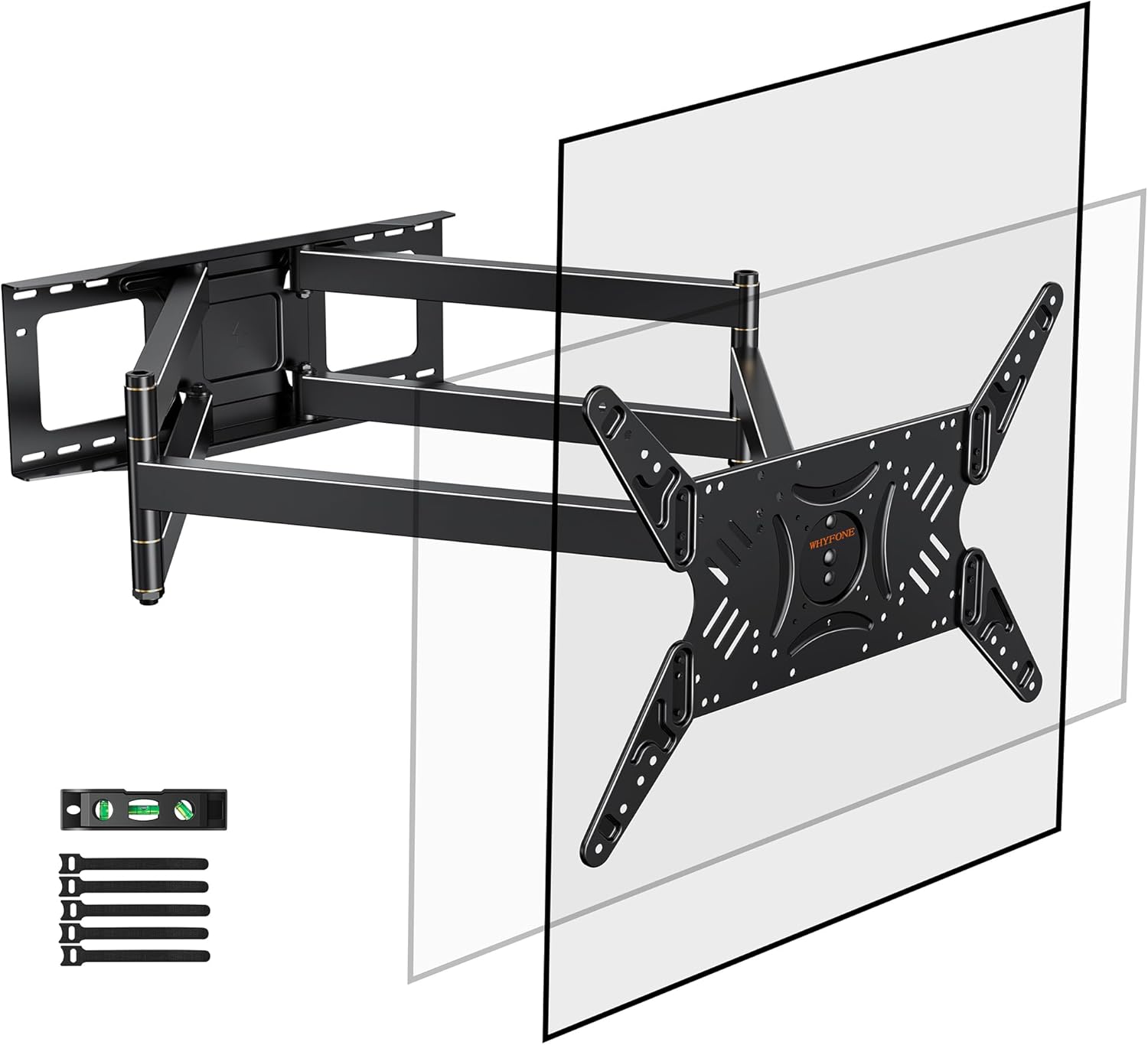 Amazon.com: Rotating TV Wall Mount 180° Landscape to Vertical, Heavy ...