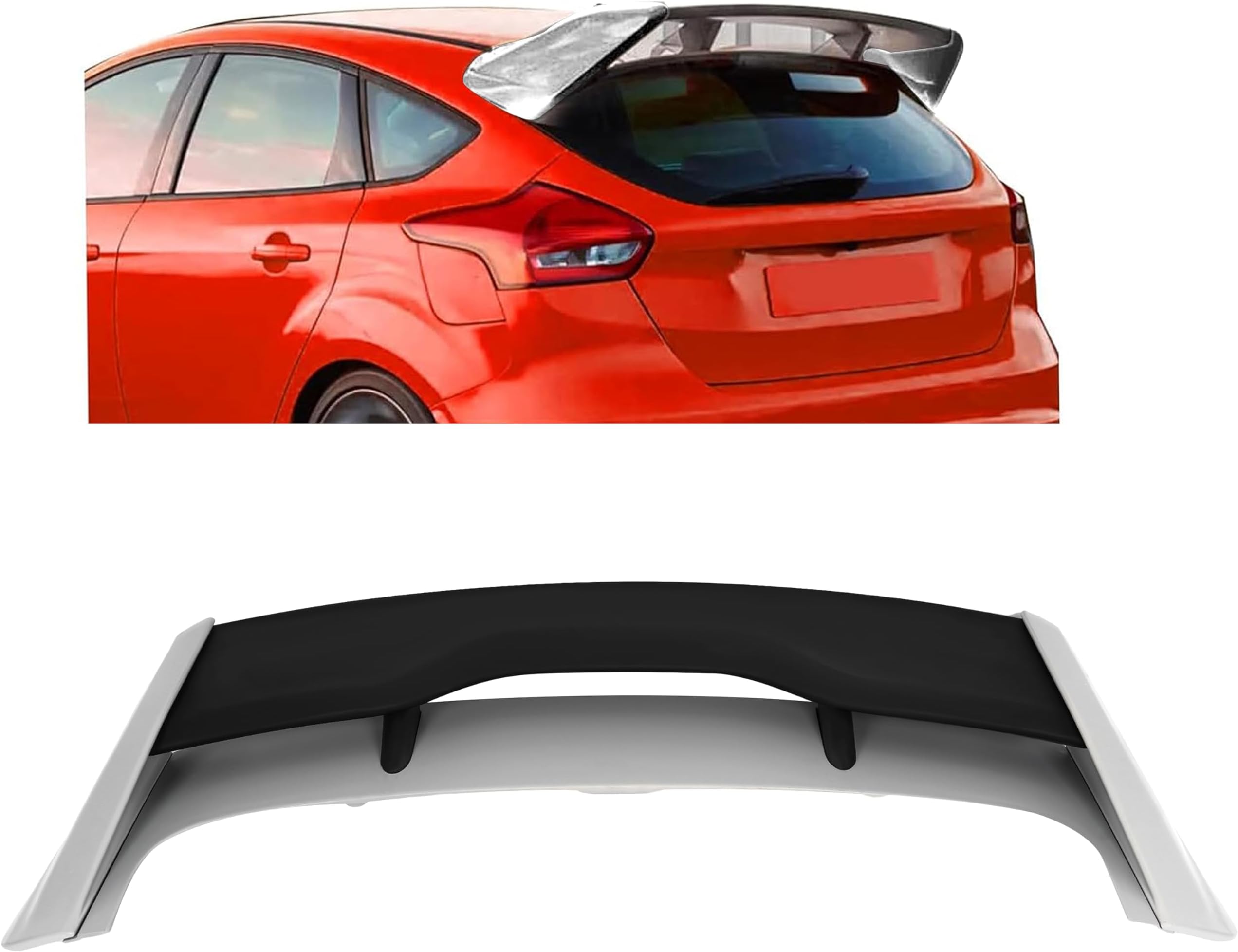 Amazon.com: HECASA Roof Spoiler Compatible with 2012-2018 Ford Focus ...