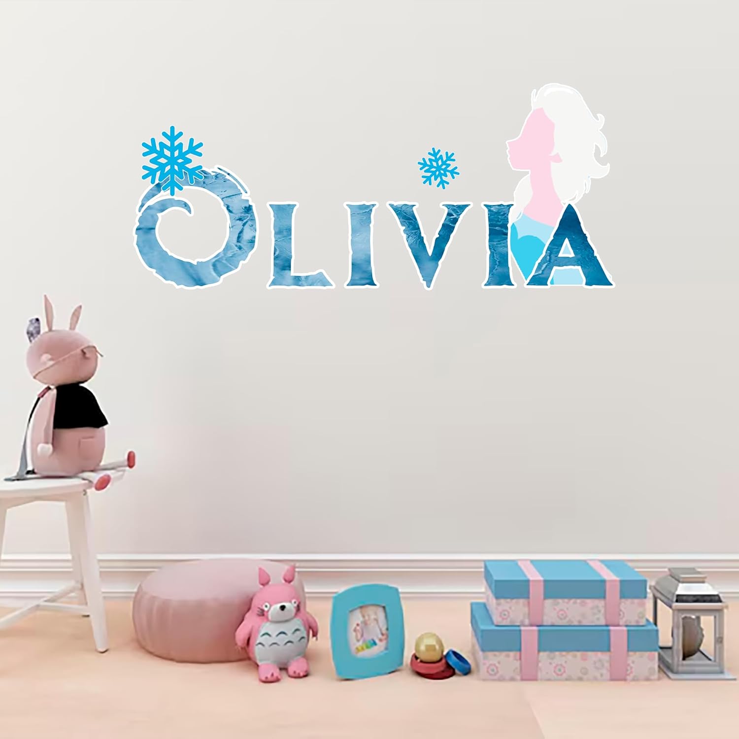 Amazon.com: Generic Princess Wall Sticker, Custom Name, Girl Bedroom ...