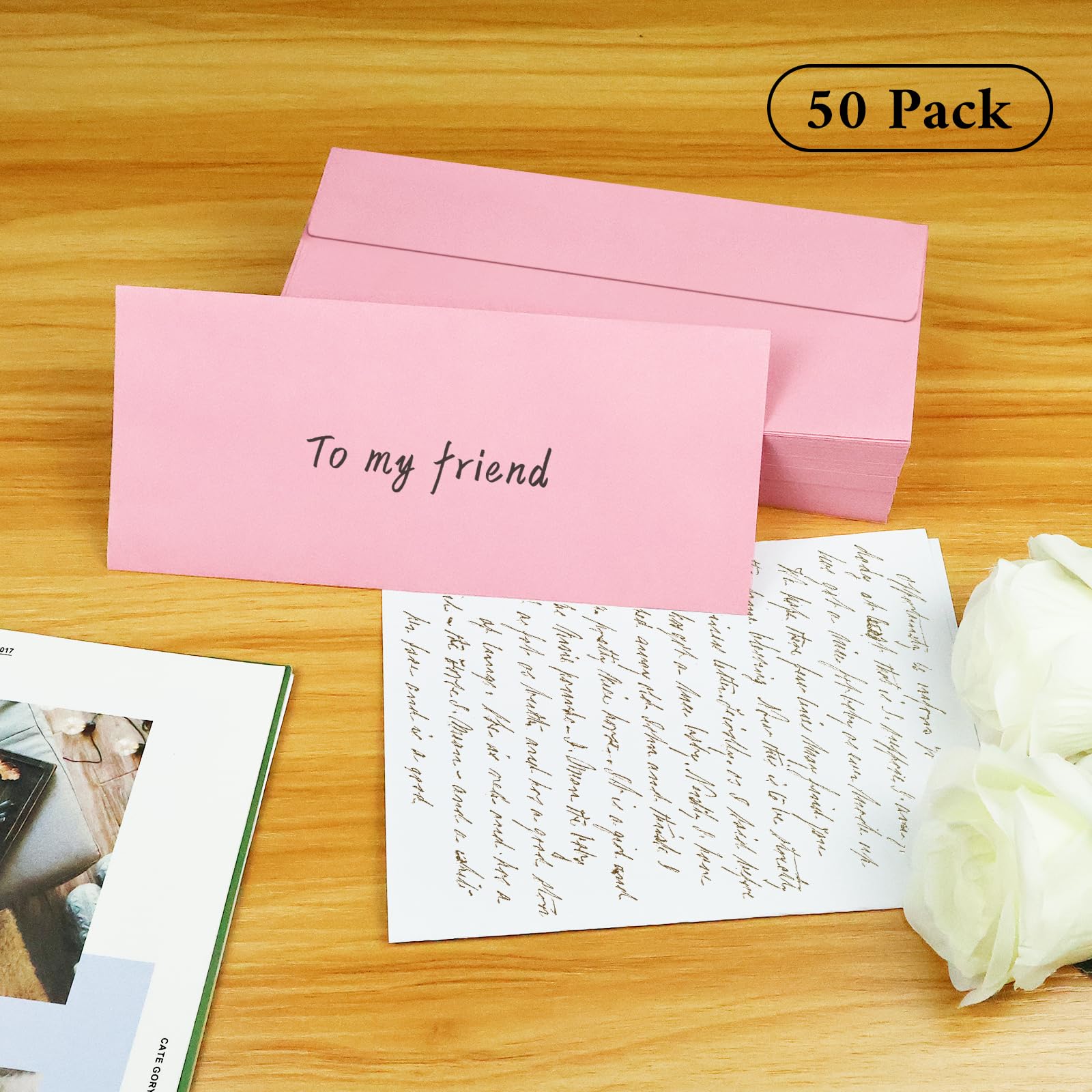 Blue Envelopes PATIKIL #10 150GSM Pretty Business Mailing Envelopes ...