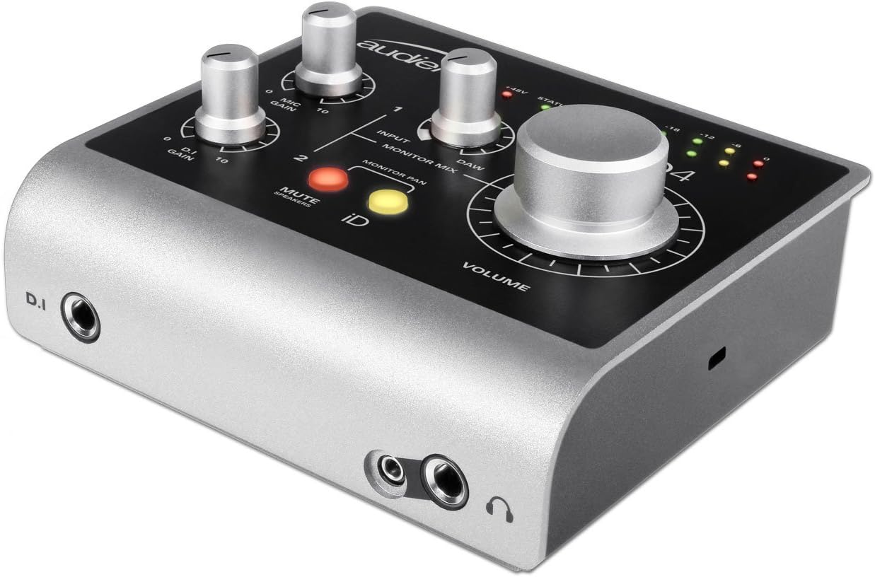 Amazon.com: Audient iD4 USB 2-in/2-out High Performance Audio Interface ...