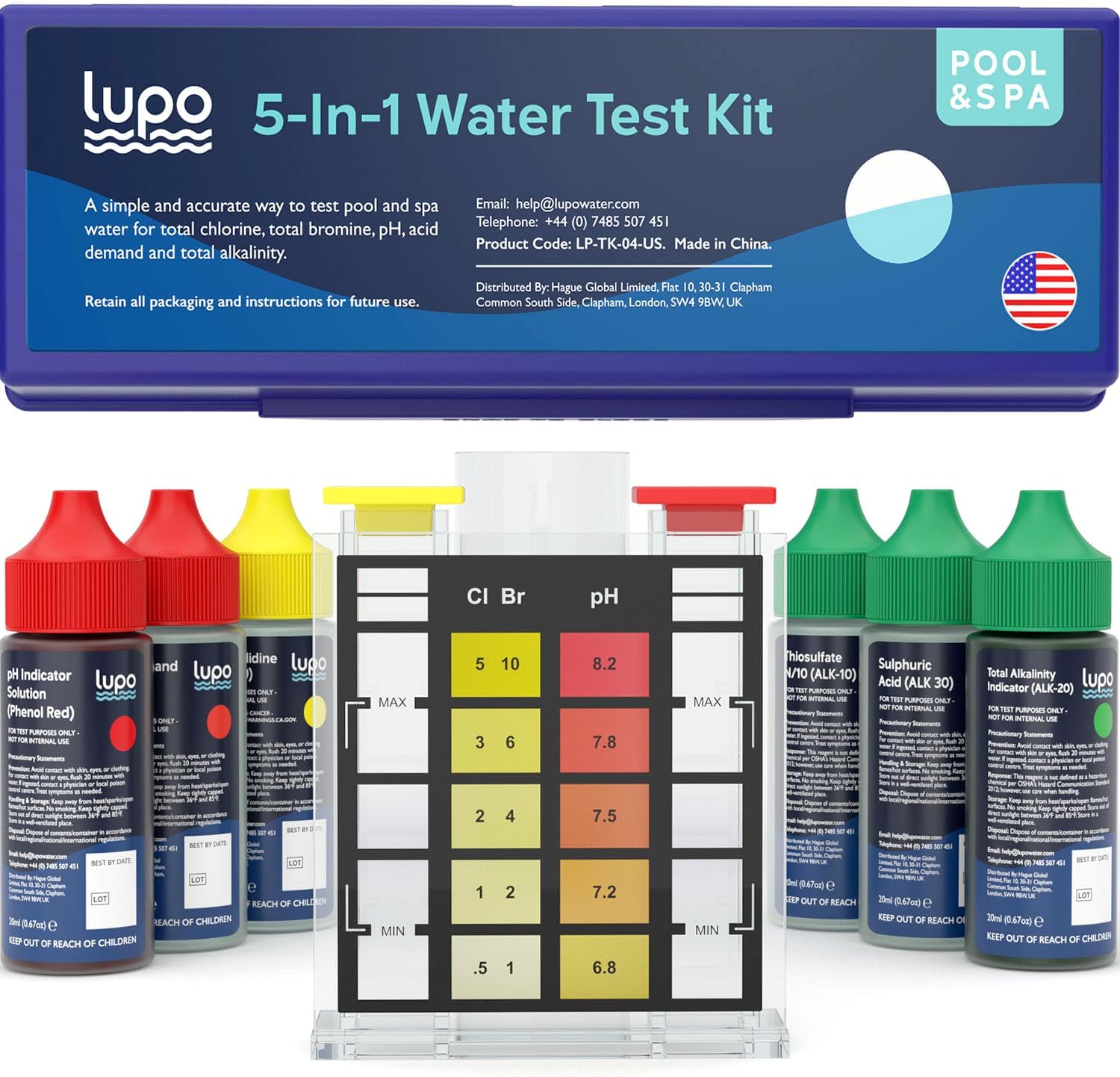 Amazon.com : Clorox® Pool&Spa™ Swimming Pool 3-Way Water Test Kit ...