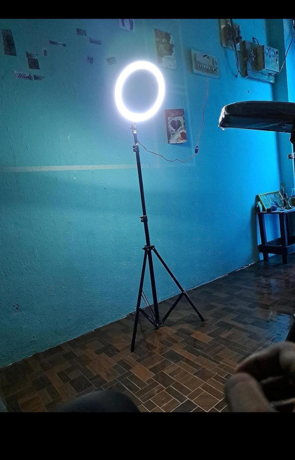 Buy VANTRISHQ 10 Inches Big LED Ring Light with 7 Feet Long Tripod ...