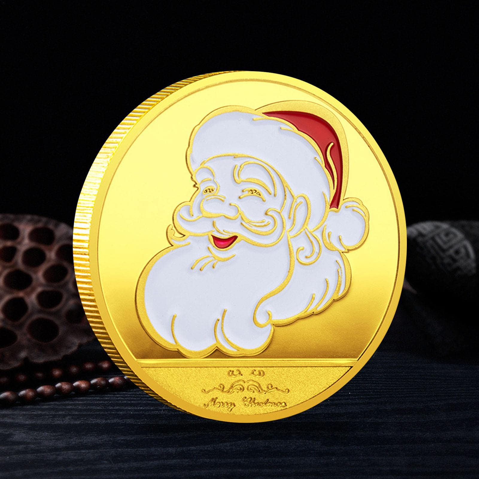 Santa Claus Coin Christmas Reindeer Reward Coin - Festive Collectible ...