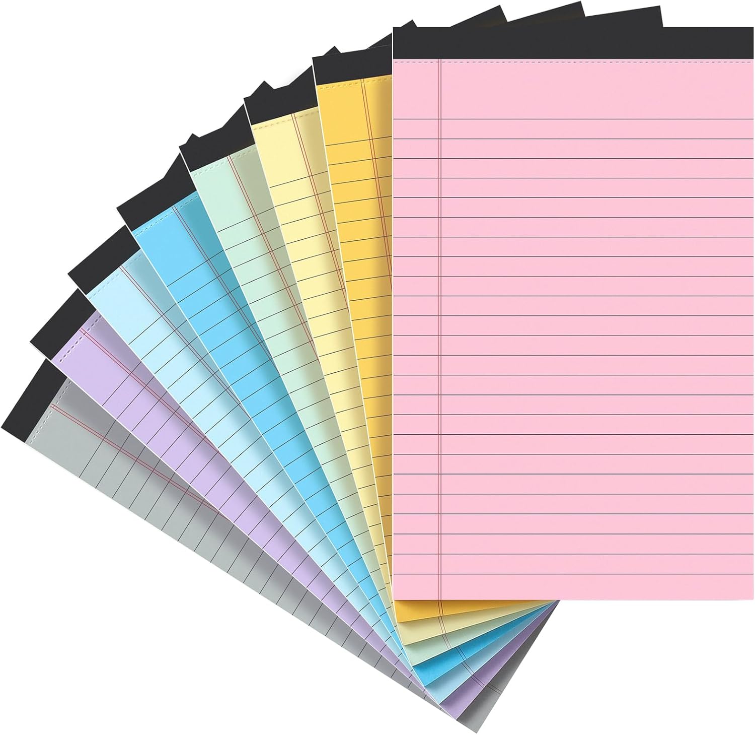 Amazon.com : VITEVER 5" x 8" Note Pads, [ 8 Pack ] Lined Writing Legal ...