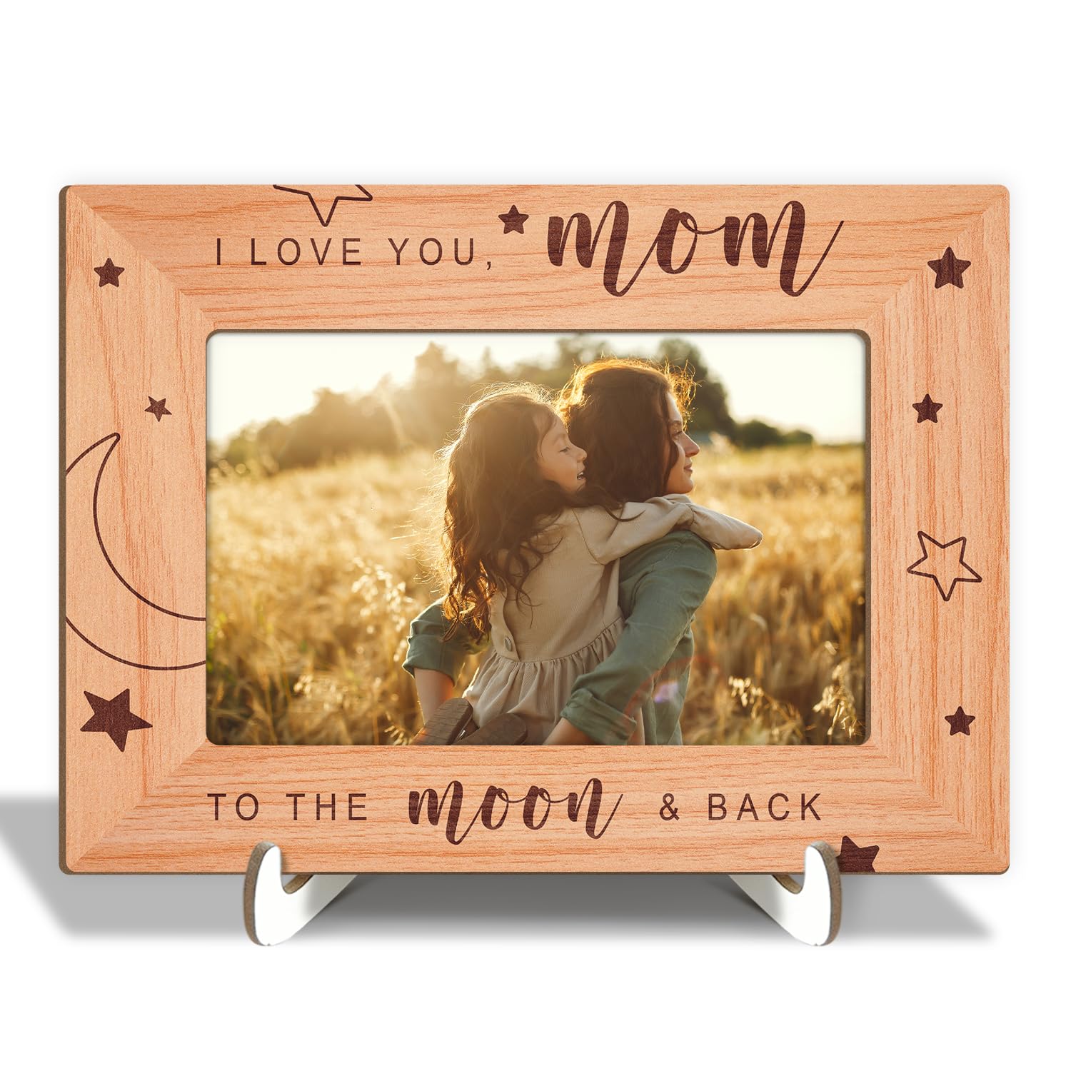 Amazon.com - Mom Picture Frame - I Love You Mom to the Moon & Back ...