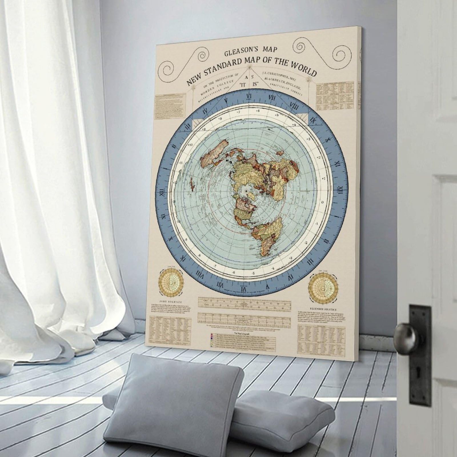 Poster Grande Do Mapa Mundial Map Of The World With Flags XXL Poster