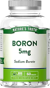 Boron Supplements | 5mg High Strength Boron Tablets | for Men & Women ...