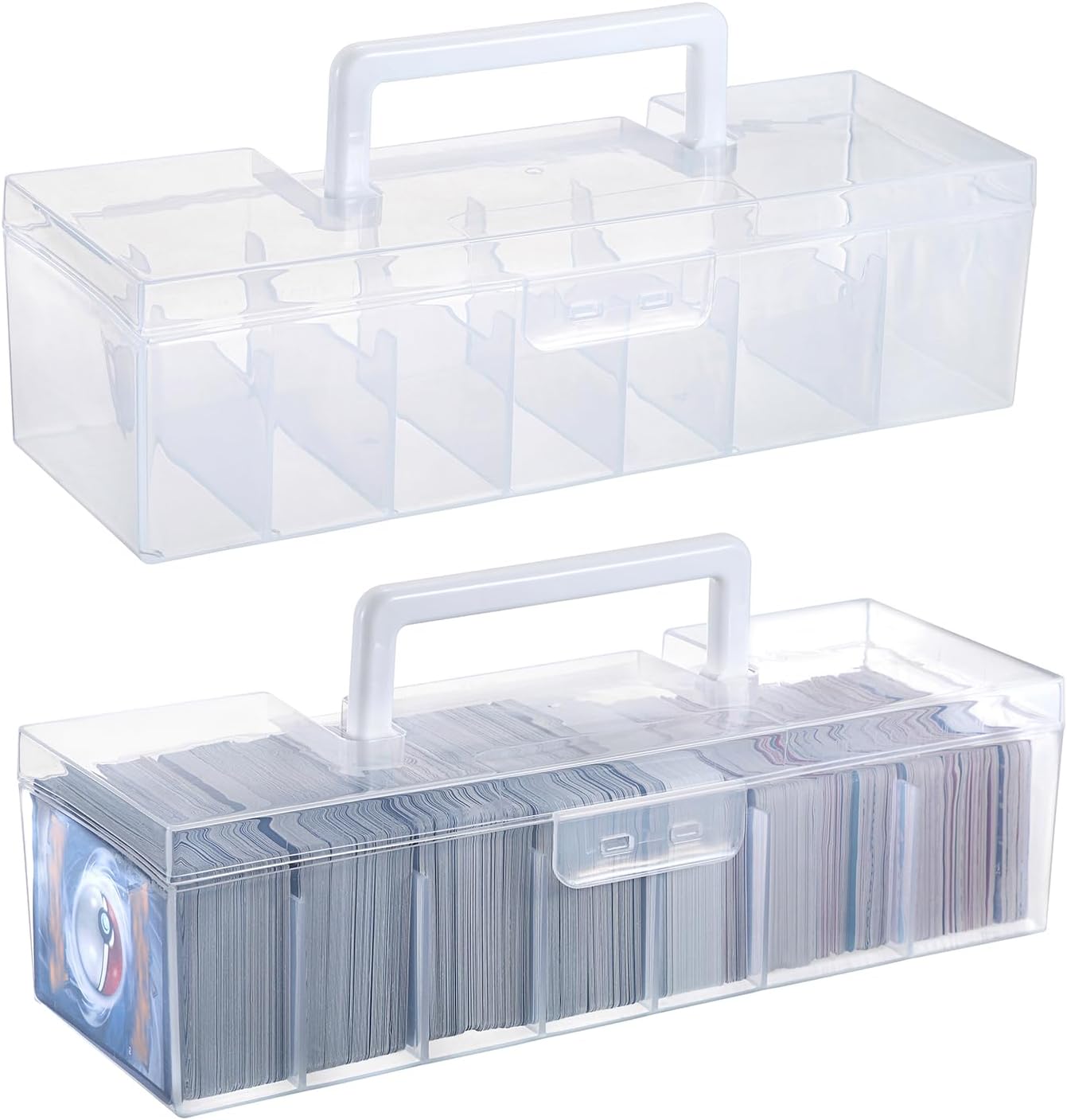Amazon.com: RoundFunny Trading Storage Box for 3" x 4" card Plastic ...