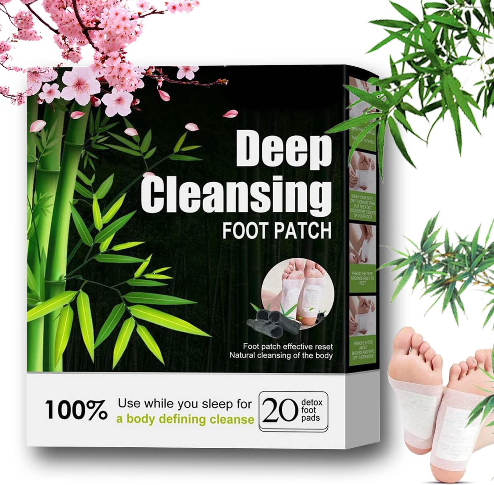 Japanese Foot Patches, Deep Cleansing Foot Patches for Stress Relief ...
