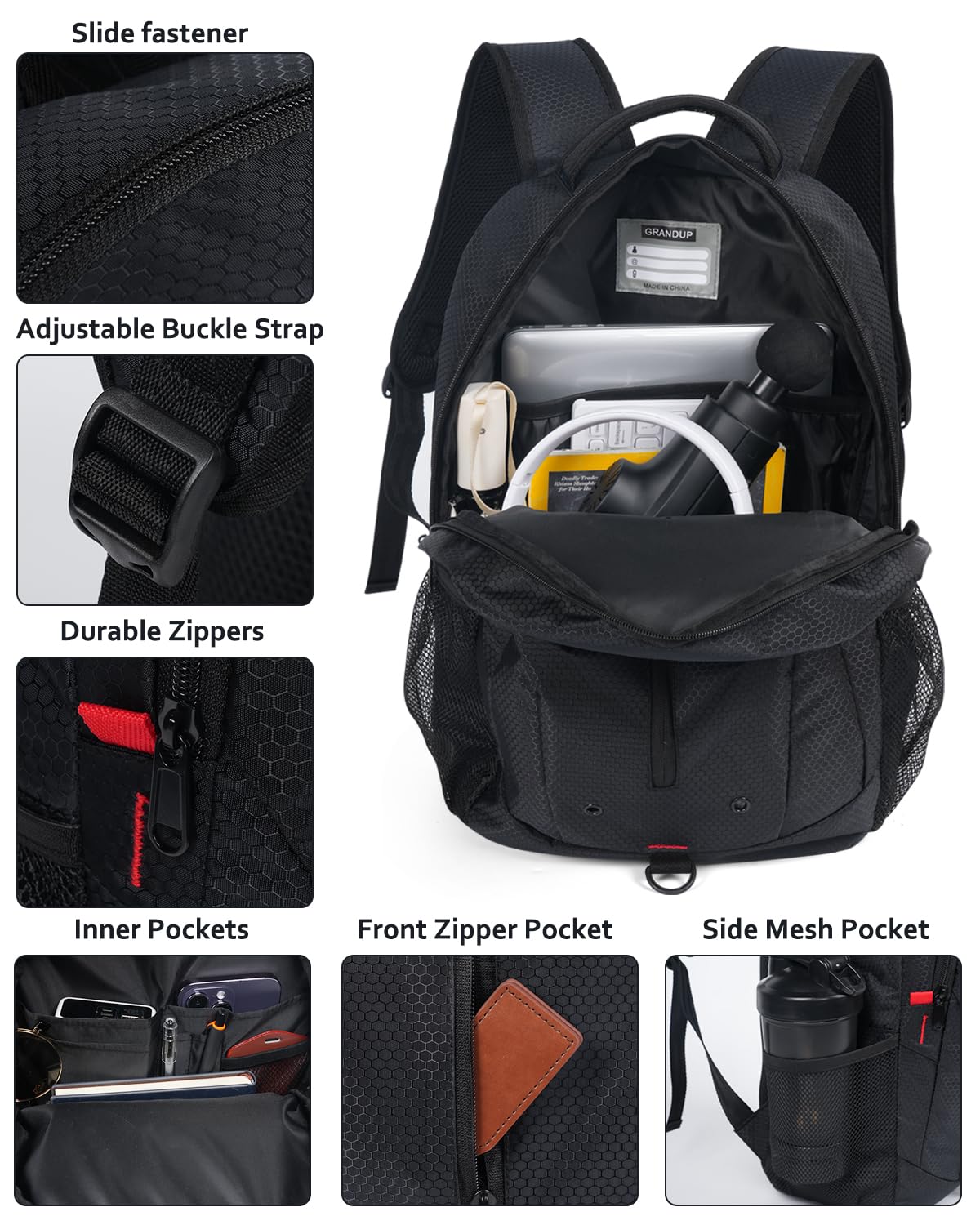 Snapklik.com : 丨Lightweight Travel Laptop Backpack,Water Resistant ...
