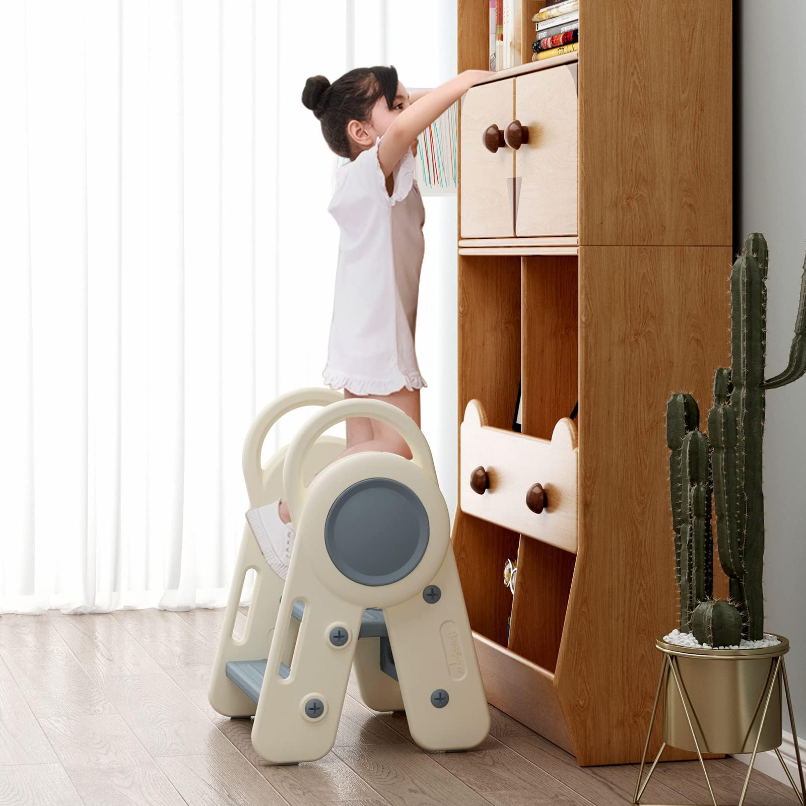 Amazon.com: HOOBRO Step Stool for Kids and Toddler Standing Tower, Kids ...