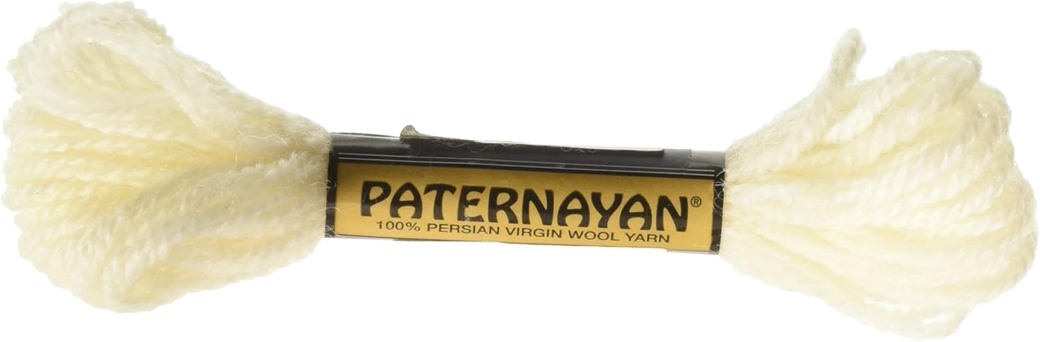 Amazon.com: Paternayan 54-261 Persian Yarn, 8-Yard, White Light