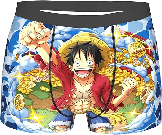 One Piece Monkey D. Luffy Boxer Briefs Mens Underwear Boxer Briefs ...