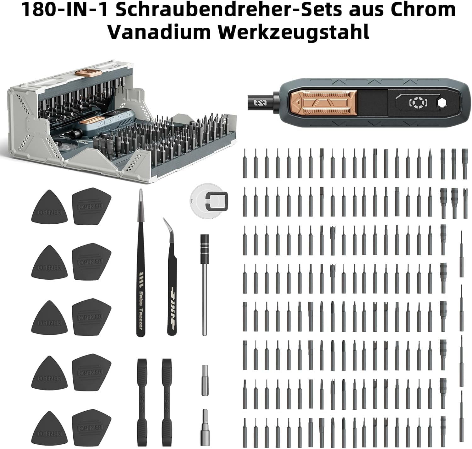 Snapklik.com : Precision Screwdriver Set, 180 In 1 Computer Screwdriver ...