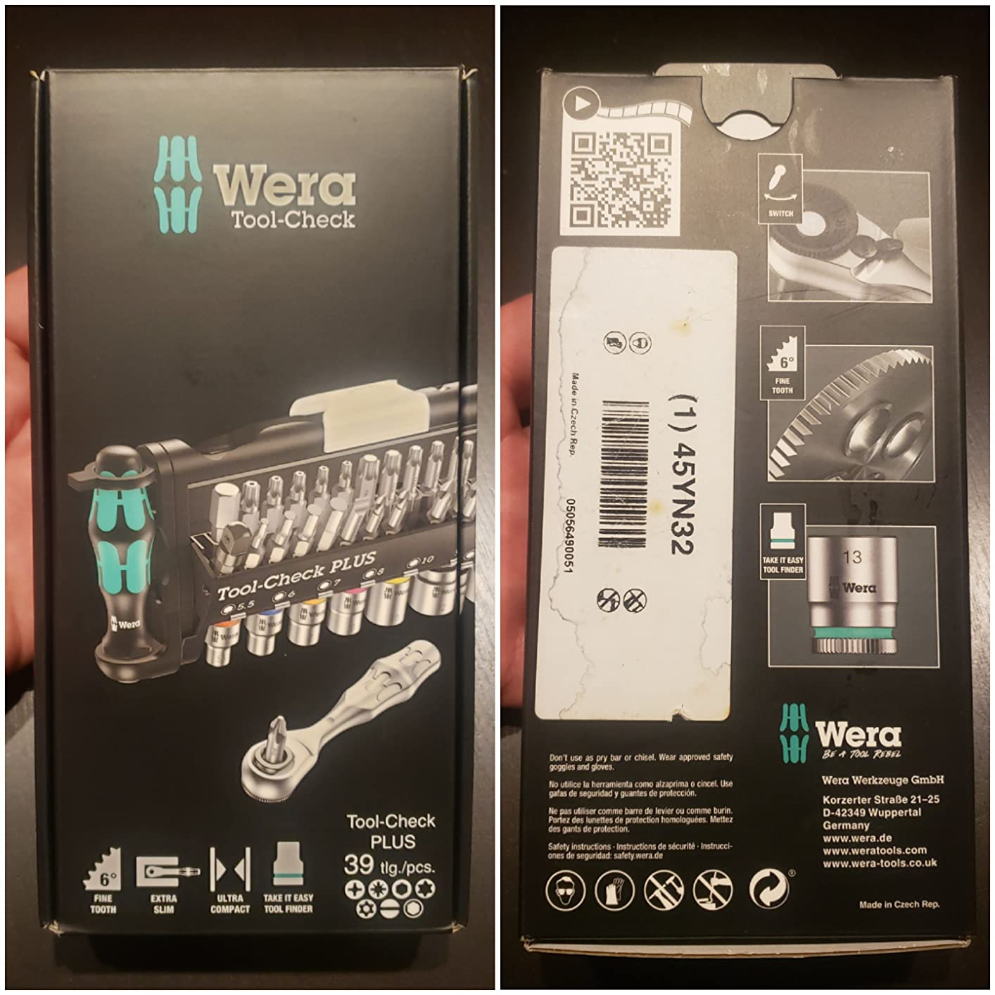 $13/mo - Finance Wera 056490 Tool-Check Plus Bit Ratchet Set with ...