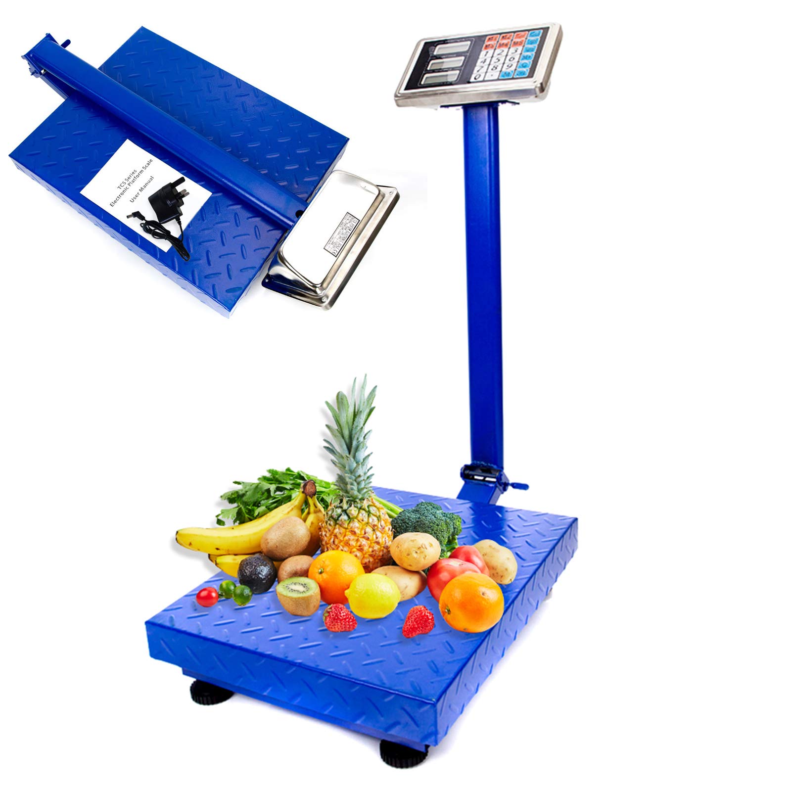 Buy 300KG/661lb Digital Platform Postal Parcel Scale,Large Electronic ...